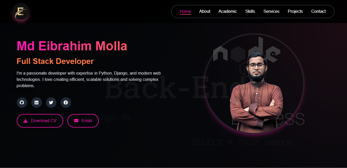 Md Eibrahim Molla - Full Stack Developer